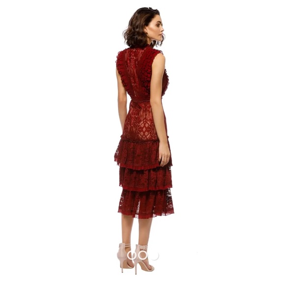 Jonathan Simkhai | Dresses | Simkhai Red Tower Dress | Poshmark
